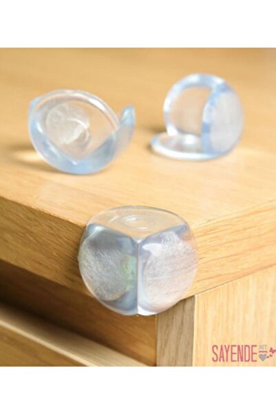 COLLECTİON 4 Pcs Silicone Clear Table Edge Corner Guard Coffee Table ...