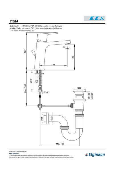 ECA Tiera Sink Faucet Prices and Styles - Trendyol
