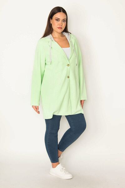 Green Plus Size Blazers Styles, Prices - Trendyol