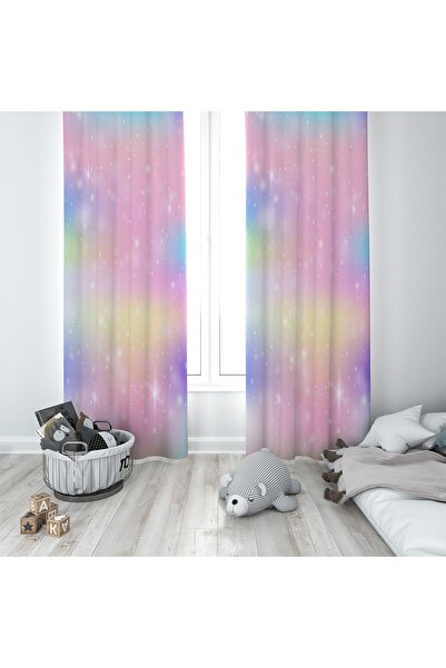 linazaitun Imprimare digitală cu model fluture alb, lavabilă, perdea de ...