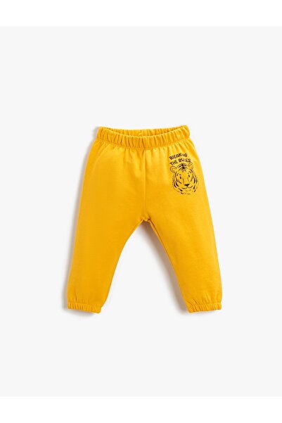 Koton Żółty Spodnie dresowe Style, ceny - Trendyol