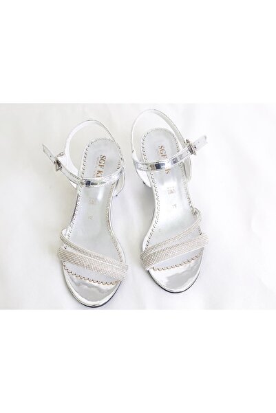 Kiko Kids Elos Patent Leather Daily Girl's 4 cm Heeled Sandals Shoes ...