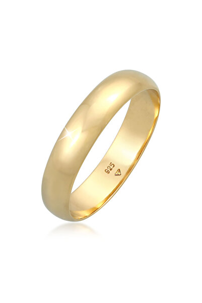 Damen Goldring Ohne Stein