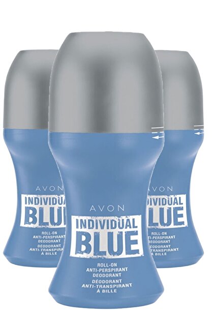 Avon Individual Blue Erkek Antiperspirant Roll On Deodorant Üçlü ...