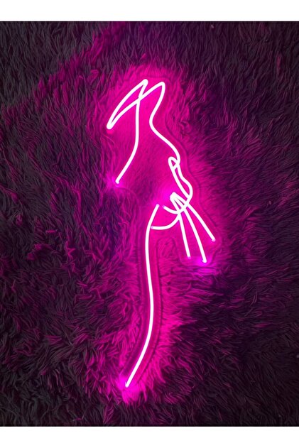 Felicity Mirror 60 cm Kumandalı Neon Led Tasarım Duvar Dekor ...