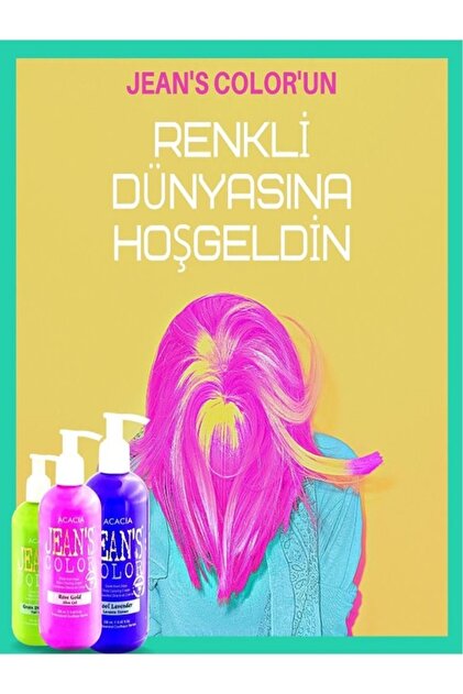 jeans color Amonyaksız Leylak Renkli Saç Boyası 250 Ml Kokusuz Su Bazlı ...