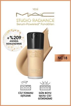 Mac Studio Radiance Serum-powered™ Işıltılı Bitişli Cilt Bakımı Etkili ...