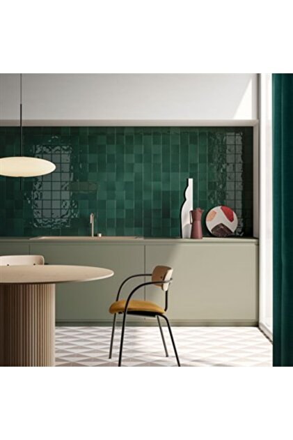 VitrA 10x10 Retromix Fon Zümrüt Yeşil Parlak Duvar Karosu ...