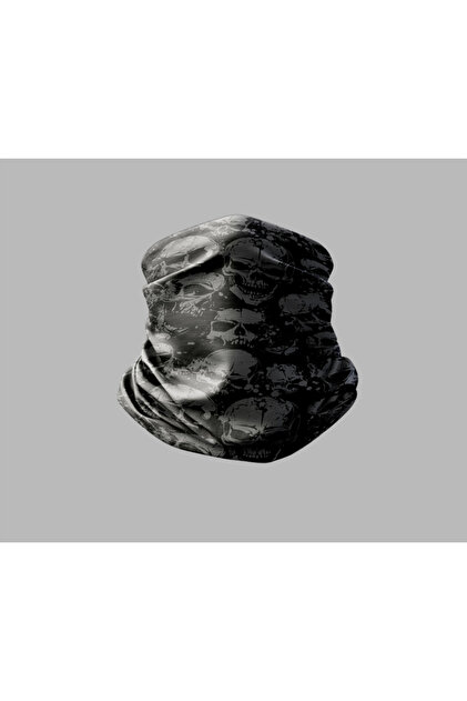 Buffalo Skull Tasarımlı Motorcu Buff Maske Outdoor Boyunluk Unisex ...