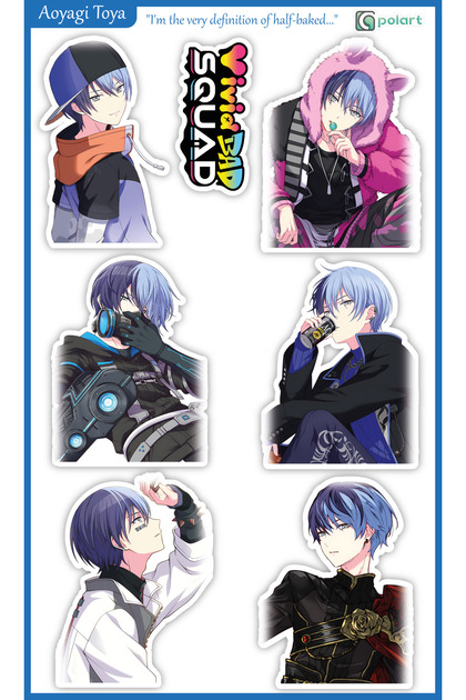 Polart Stationary Aoyagi Toya Sticker Set 16'lı Vivid Bad Squad Project ...