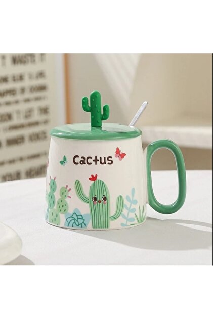 cute cactus mug