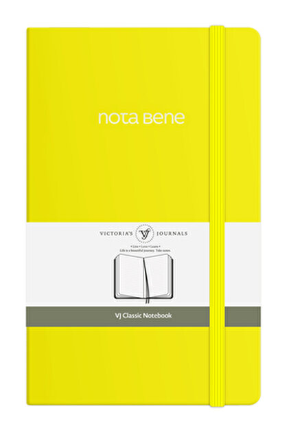 Victoria's Journals Nota Bene Classic Sert Kapak Defter, 9x14 cm ...