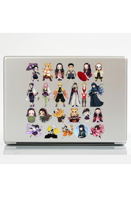 anime computer case stickers