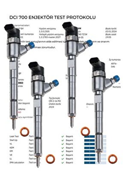 Bosch 0445110083 Fiat 1.3 MultiJet Linea, Doblo, Fiorino, Punto, And ...