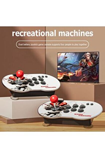 GLRTech PS 5 Görünümlü 4K HD Klasik Arcade Retro Joystick PS 1 Atari ...