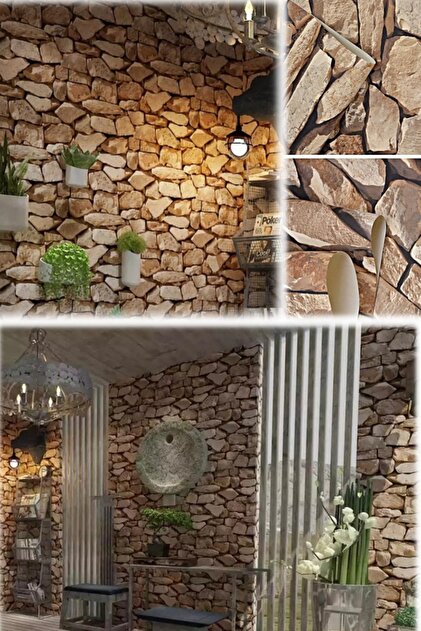 3d stone effect wallpaper