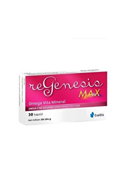 Exeltis Regenesis Max 30 Kapsül Vitamin Omega Vita Mineral Fiyatı ...