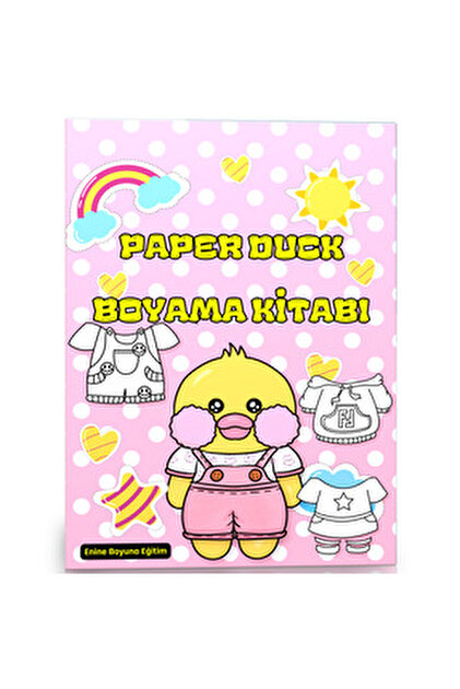 Enine Boyuna Eğitim Paper-Duck (Papır Dak) KES-YAPIŞTIR Aktivite Seti ...