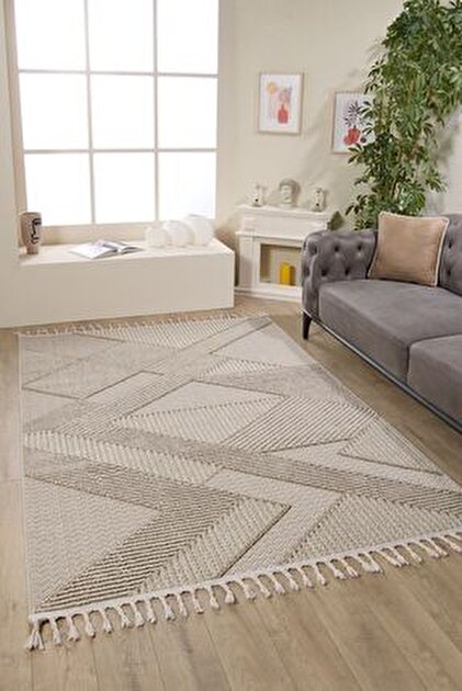 venucci home & living Joya Naturel Sisal Jüt Halı Modern Hasır Kilim ...