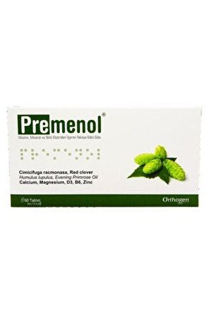 Orthogen Premenol Menepoz Semptomlarını Hafifletici 60 Tablet - Fiyatı ...