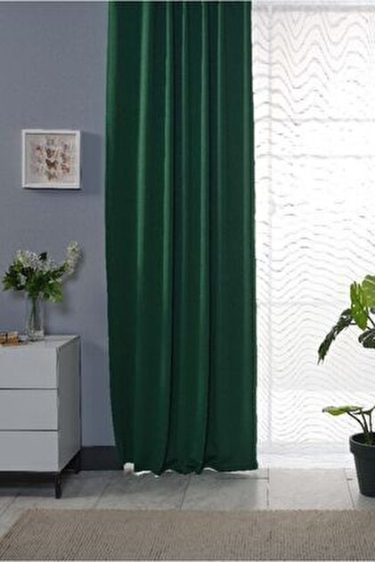 Miabella Home Blackout Perde Fon Perde Karartma Perde Tek Kanat Perde ...