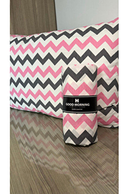 Good Morning Pamuklu Tek Kişilik Lastikli Çarşaf + 1 Adet Yastık Kılıfı ...