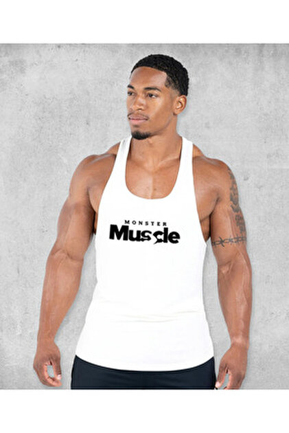 Ghedto Monster Muscle Gym Fitness Tank Top Sporcu Atleti [sarı ...