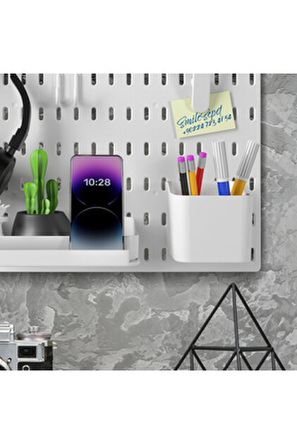 SMİLESEPET Çok Amaçlı Organizatör Pano(TEK PARÇA) Dubelli 40 Cm X 28 Cm ...