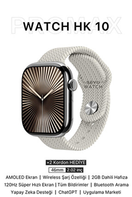 SEYUWATCH Watch HK 11 Pro Max Amoled Akıllı Saat Iphone Ve Android Tüm ...