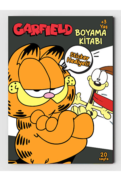 coloring book garfield