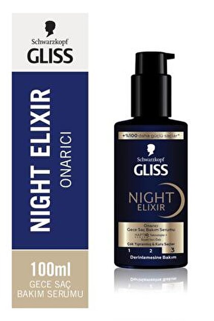 Gliss Night Elixir Yeniden Yapılandırıcı Gece Saç Bakım Serumu - Fiyatı ...