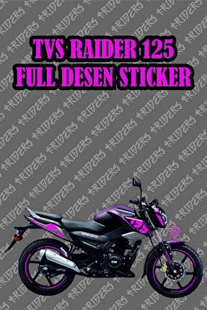 TRİDERS TVS Raider 125 Sticker Set Full Sticker HOLOGRAM - Fiyatı ...