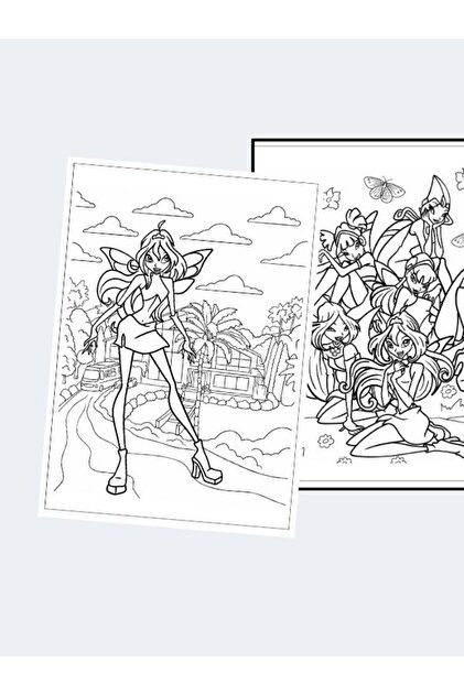 winx club bloomix coloring pages