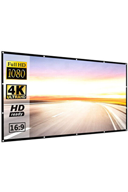 Choice 150 inch 60 72 100 120 150 Inch 16:9 Portable Wrinkle Free ...