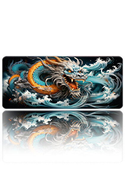 HELİXSUN Mouse Pad Büyük Boy Gaming Oyuncu uyumlu XXl 90x40 Cm Eborsisk ...