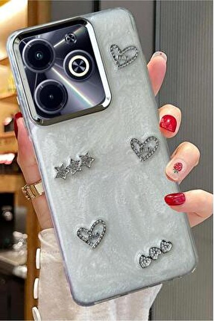 3GEN CASE Infinix Smart 8 Pro Compatible 3D Stone Ribbon Butterfly ...