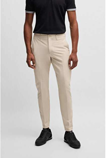 BOSS Erkek Slim Fit Çabuk Kuruyan Su Tutmayan Dar Paça Lacivert ...