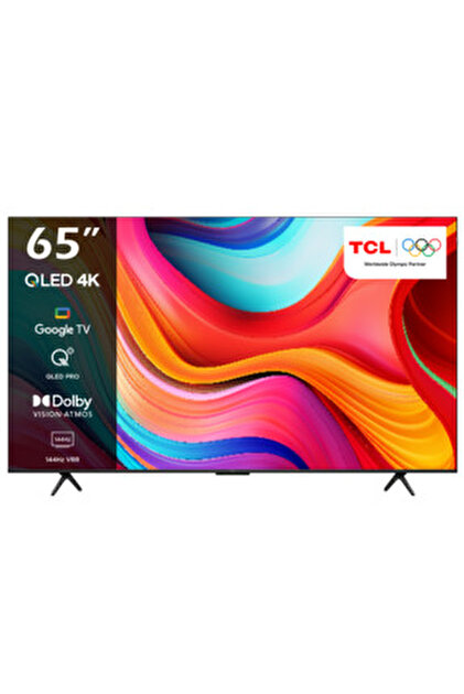 TCL 65T7B 65" 165 Ekran Uydu Alıcılı 4K Ultra HD Smart Google QLED Pro ...