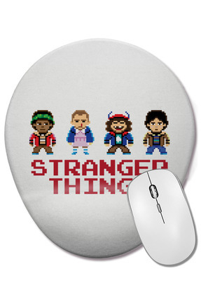 BASKI DÜNYASI Stranger Things Kids On Bikes Pixellated Bilek Destekli ...