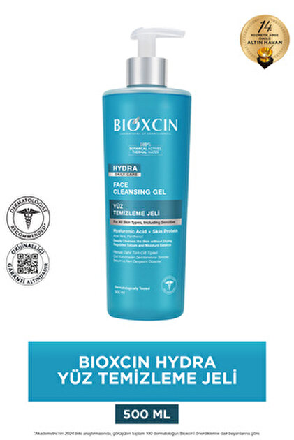 Bioxcin Hydra Kuru Ve Hassas Ciltler İçin Yüz Temizleme Jeli 3x500 ml ...