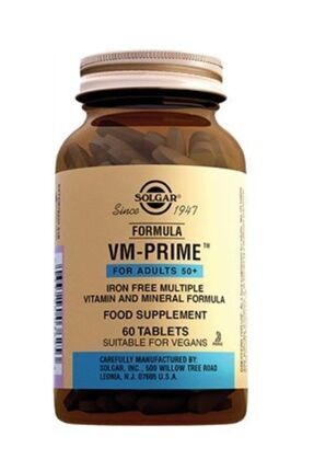 Solgar VM-Prime™ 50+ Multivitamin & Mineral - Fiyatı, Yorumları