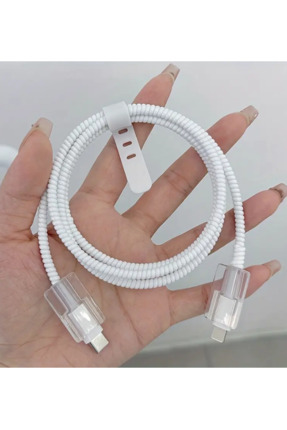 KVK PRİVACY Apple-Android Type-C Kabloları İçin Kablo koruyucusu ve ...
