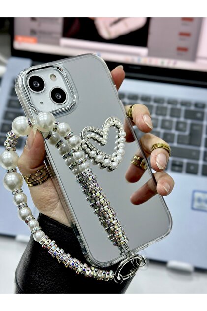 Go Aksesuar Iphone 13 - 14 - 15 Uyumlu Aynalı Kelebek Model Silikon ...