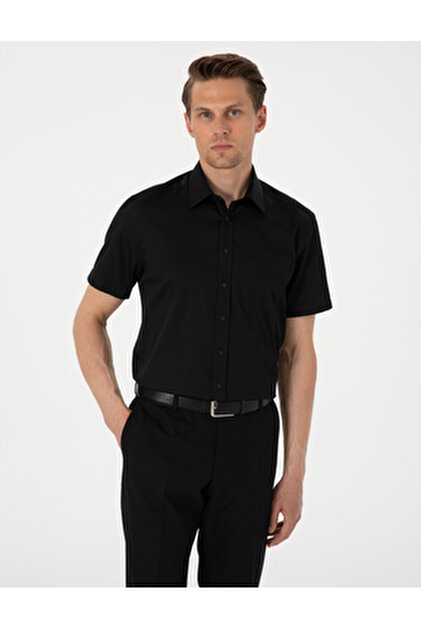 Pierre Cardin Beyaz %100 Pamuk Parlak Saten Regular Fit Kısa Kollu ...