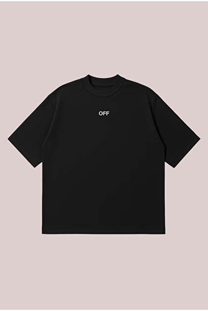 PURE POWER Kaws X Off W Boxy Fit Oversize Unisex %100 Pamuklu Tshirt ...