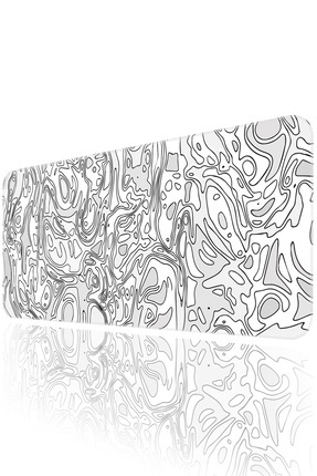 HELİXSUN 70x30 Cm Topography Gaming Oyuncu Mouse Pad Kaymaz Taban Büyük ...