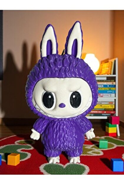 NATURE DESİGN 3D Labubu Karakter Figürü Pembe, 14 Cm Labubu Çanta Charm ...