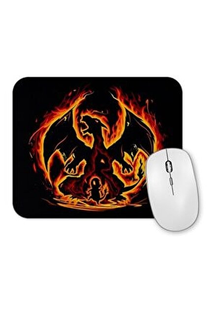 BASKI DÜNYASI Pokemon Go Mewtwo Charizard Bilek Destekli Oval Mouse Pad ...