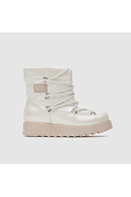 Togo Siyah Rugan Paraşüt Kumaş Suya Dayanıklı İçi Kürklü Kadın Kar Botu ...