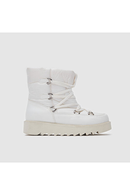 Togo Siyah Rugan Paraşüt Kumaş Suya Dayanıklı İçi Kürklü Kadın Kar Botu ...